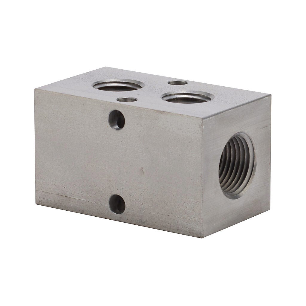 Soft Wash Manifold Block Aluminum 2 Port | Soft Wash Factory